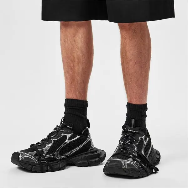 Balenciaga 3xl Low-top Casual Sneakers - Black
