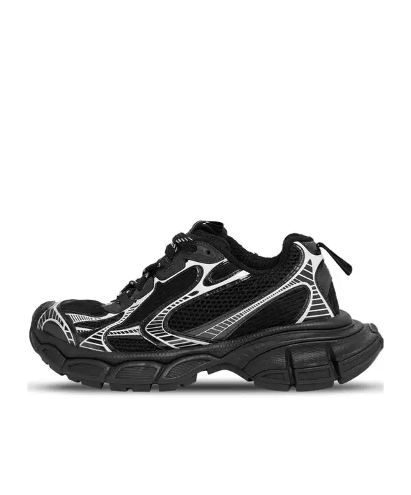 Balenciaga 3xl Low-top Casual Sneakers - Black