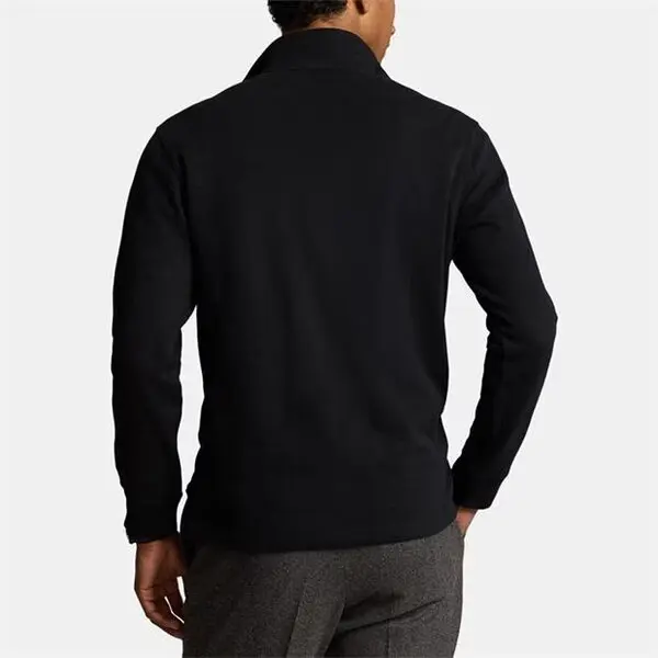 Polo Ralph Lauren Logo Zip-up Sweatshirt - Black