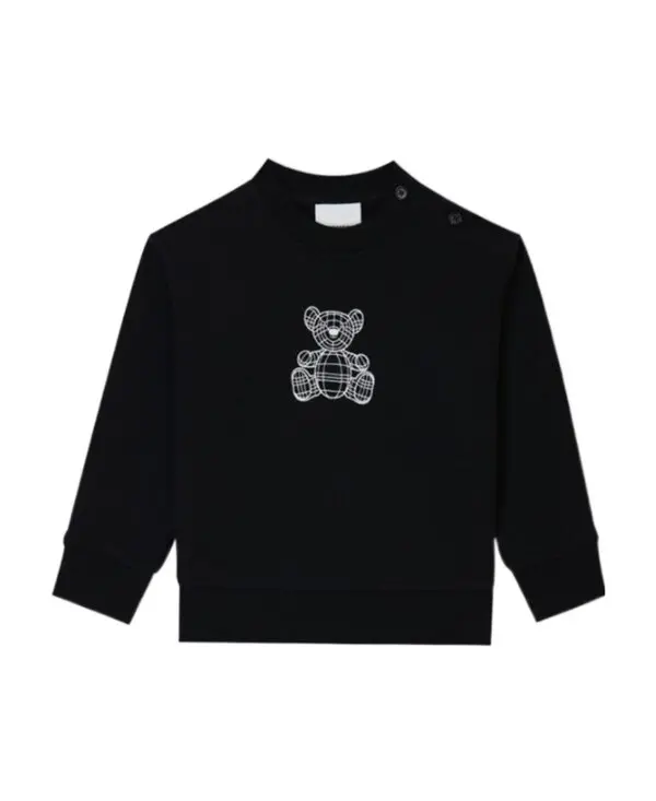 Burberry Cartoon Pattern Round Neck Sweater