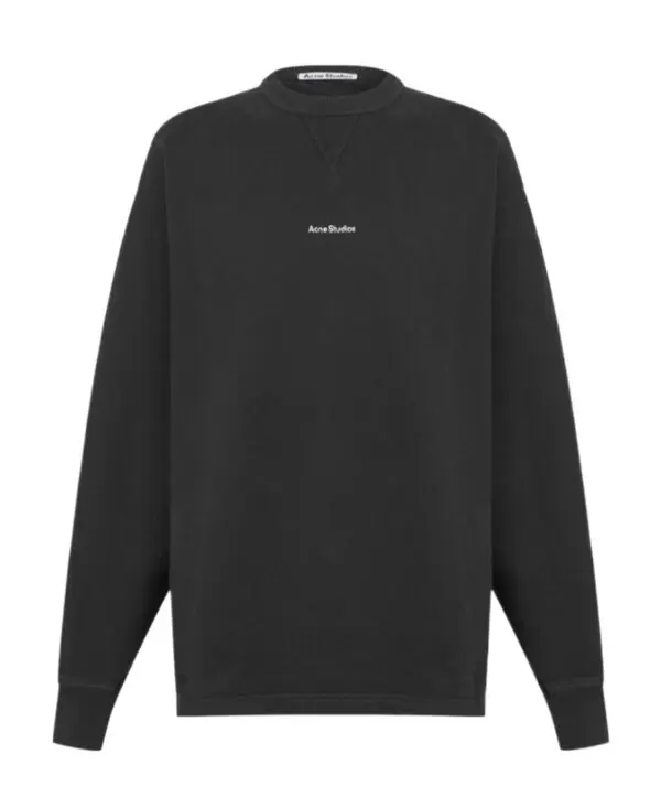 Acne Studios Logo Round-neck Pullover Sweater