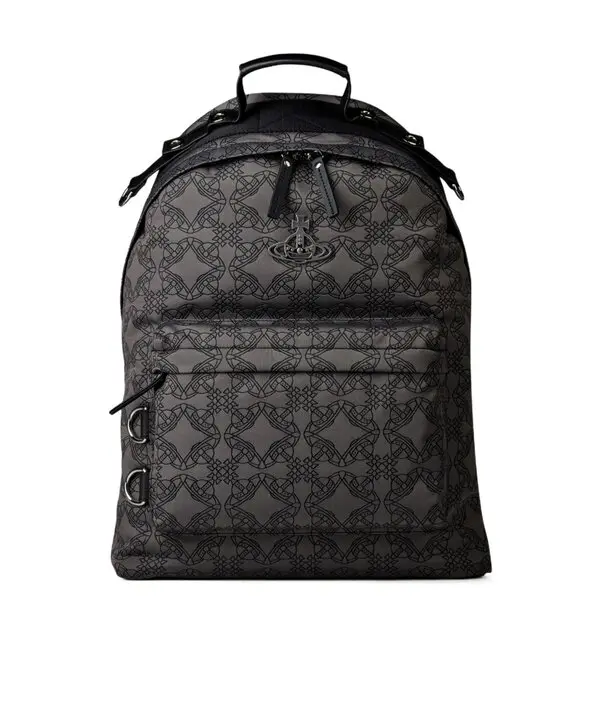 VIVIENNE WESTWOOD Logo Jacquard Backpack - Black