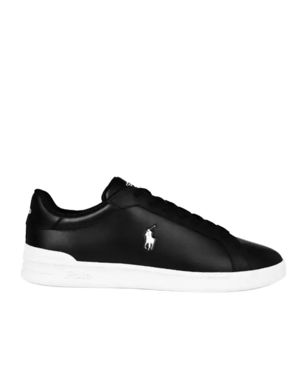 Polo Ralph Lauren Heritage Ii Court Trainers - Black