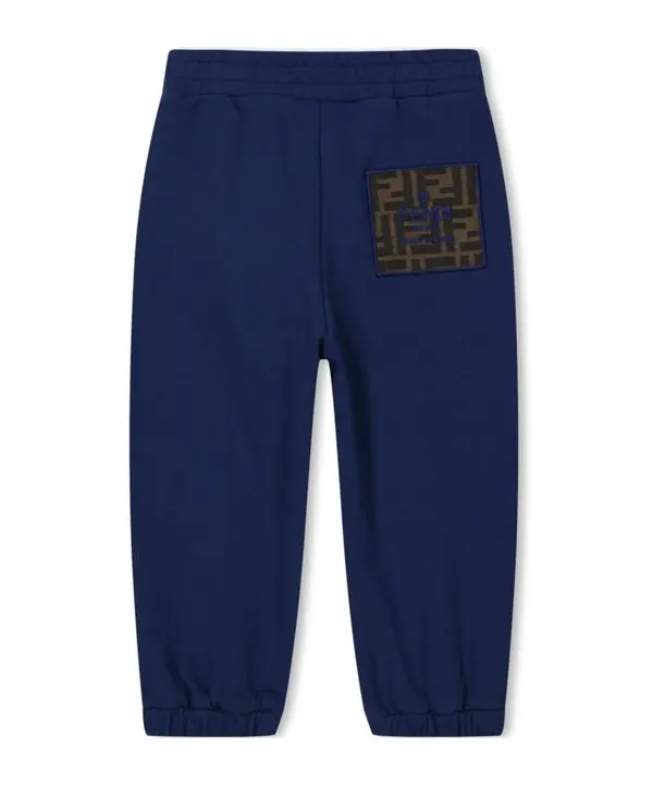Fendi Emblem Patch Sports Pants