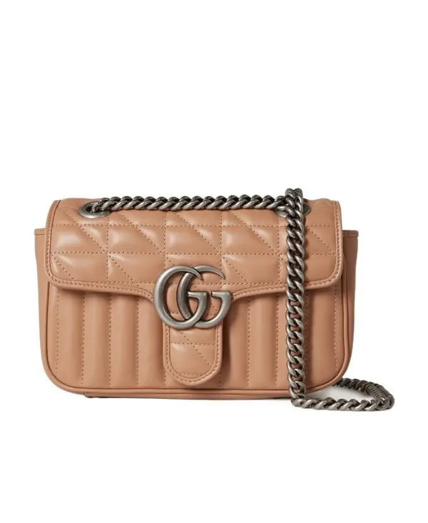 Gucci Quilted Logo Shoulder Bag
