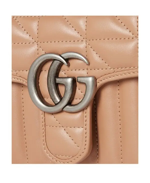 Gucci Quilted Logo Shoulder Bag