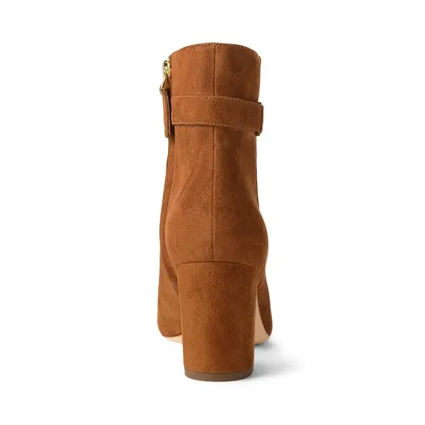 Ralph Lauren Kellie Ankle Heeled Boot - Brown