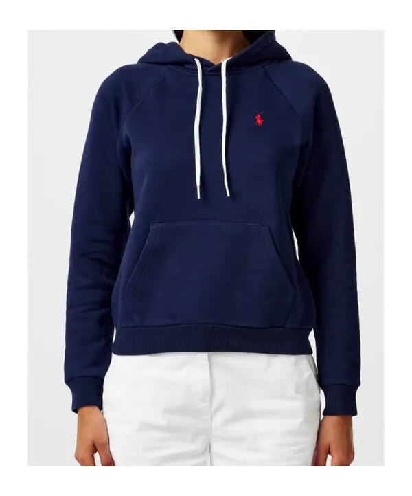 Polo Ralph Lauren Embroidered Pony Hooded Sweatshirt - Black
