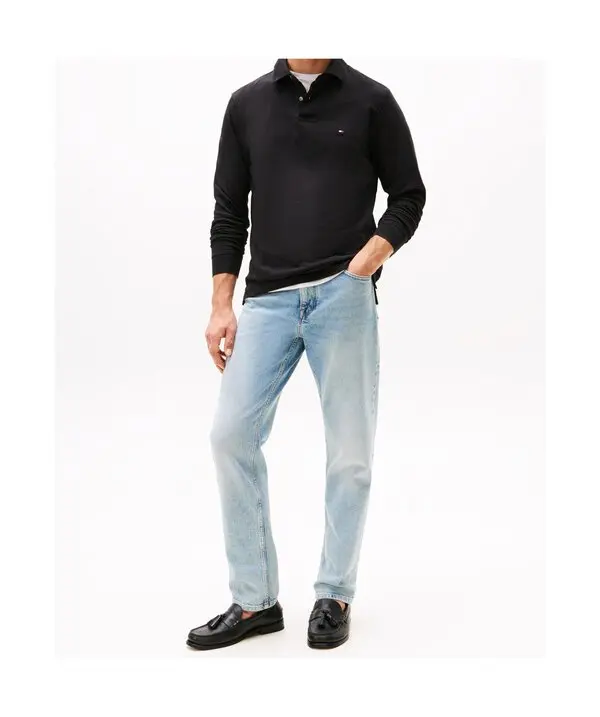 Tommy Hilfiger Logo Long Sleeve Polo Shirt