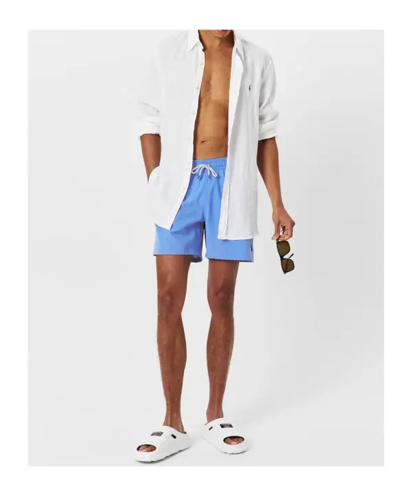 Polo Ralph Lauren Drawstring Waist Swim Shorts - Blue