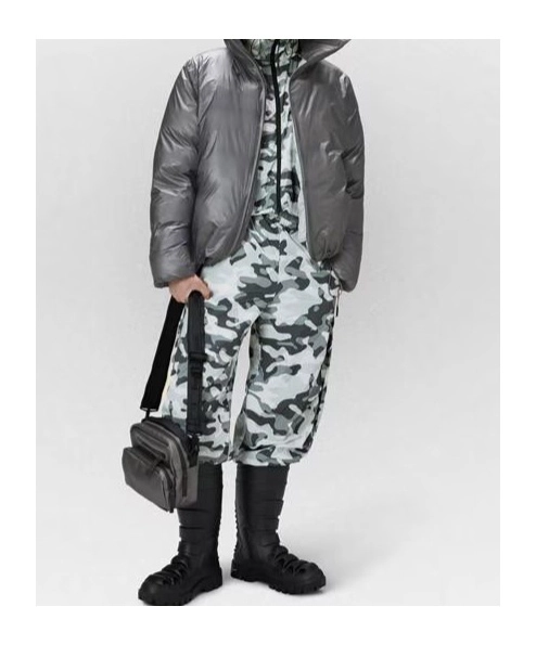 Rains Zip-up Hooded Down Jacket