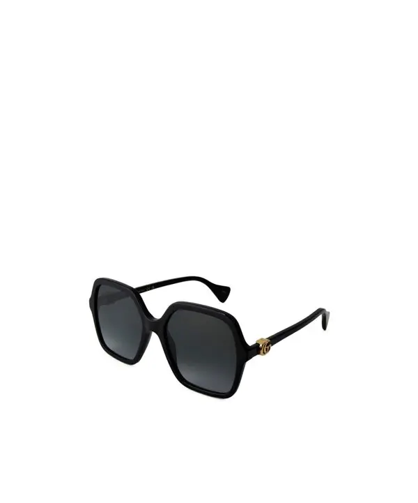 Gucci Sunglasses With Gradient Lenses And Logo Detail - Black