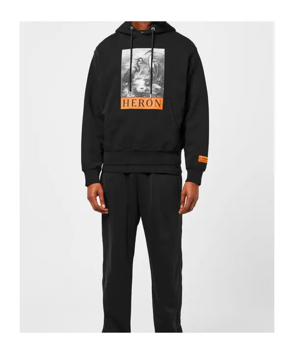 Heron Preston Long-sleeved Hooded Sweatshirt