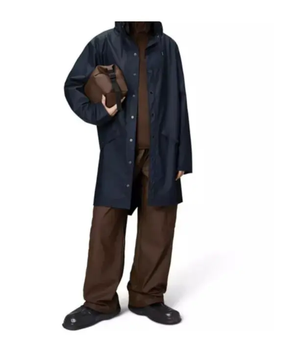 Rains Long-sleeved Hooded Raincoat