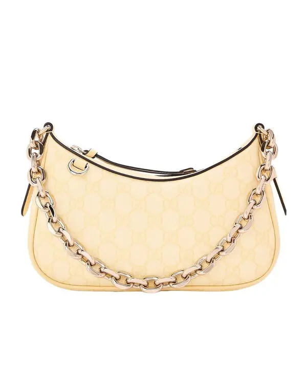 Gucci Monogram Shoulder Bag - Nude