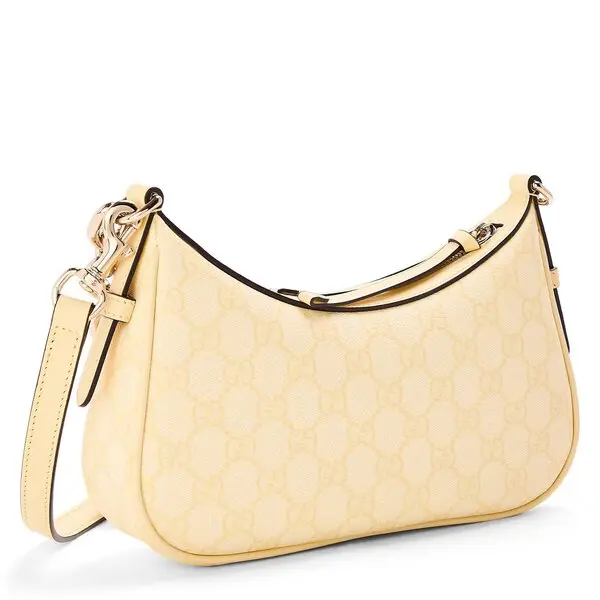 Gucci Monogram Shoulder Bag - Nude