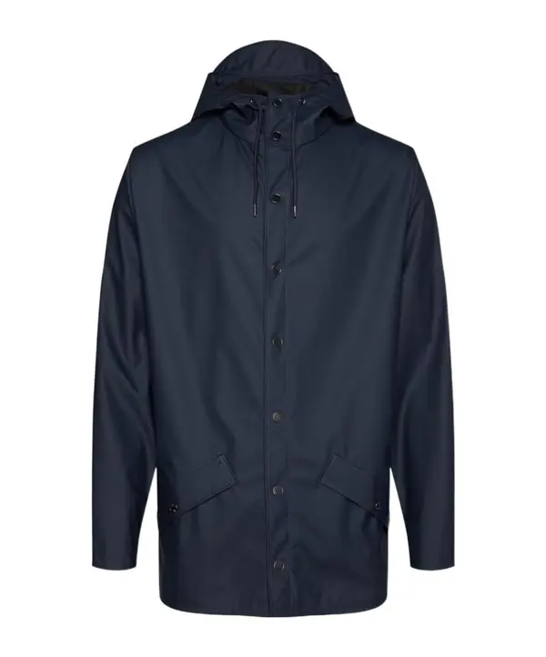 Rains Hooded Long-sleeved Raincoat