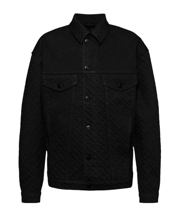 Hugo Boss Textured Jacket With Classic Collar