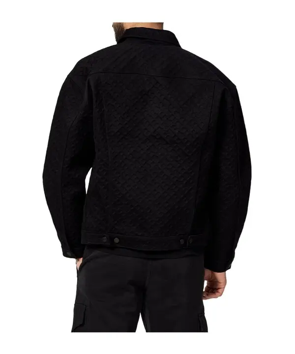 Hugo Boss Textured Jacket With Classic Collar