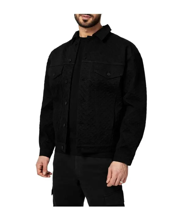 Hugo Boss Textured Jacket With Classic Collar