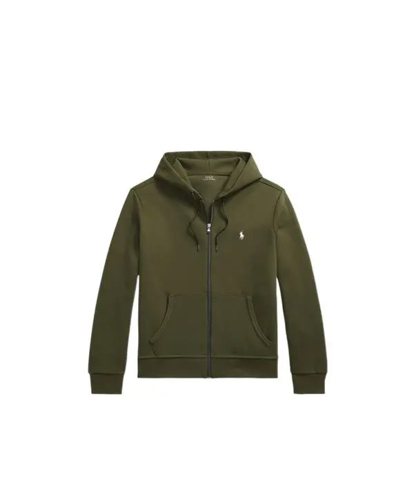 Polo Ralph Lauren Technical Full Zip Logo Hoodie - Green