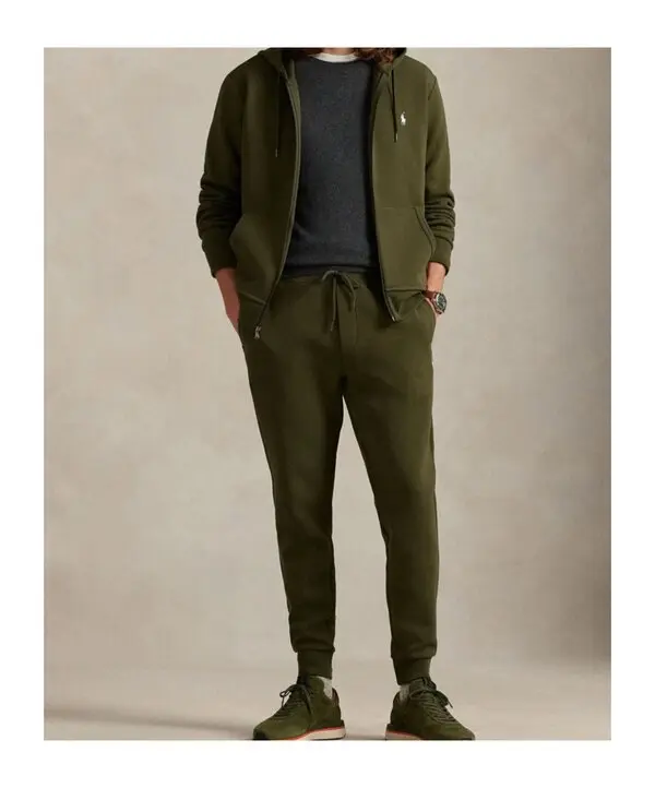 Polo Ralph Lauren Technical Full Zip Logo Hoodie - Green
