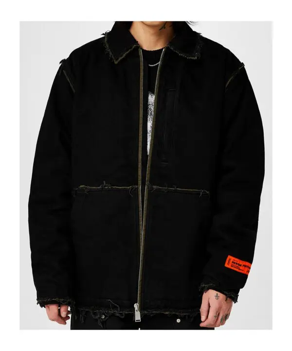 Heron Preston Lapel Long Sleeve Casual Jacket
