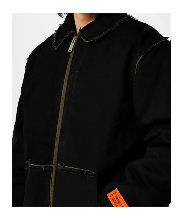 Heron Preston Lapel Long Sleeve Casual Jacket
