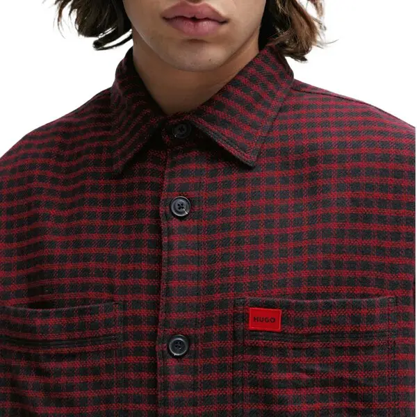 Hugo Boss Loose Checked Shirt