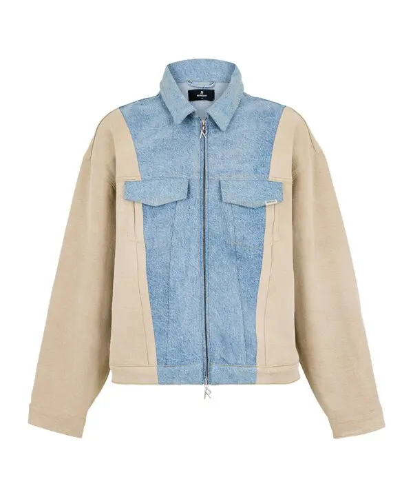 REPRESENT Classic Denim Jacket With Metal Button Closures