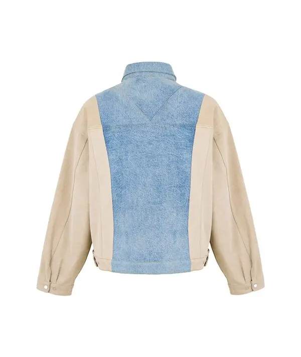 REPRESENT Classic Denim Jacket With Metal Button Closures