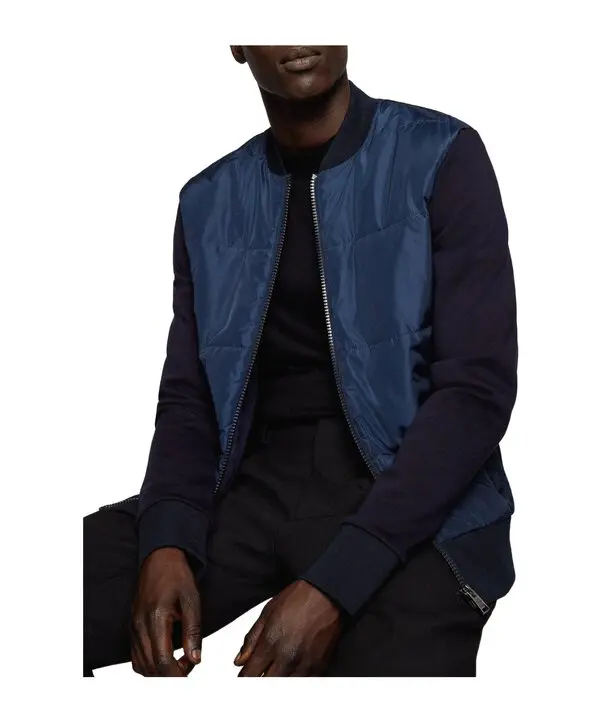 Hugo Boss Skiles Quilted Hybrid Bomber Jacket