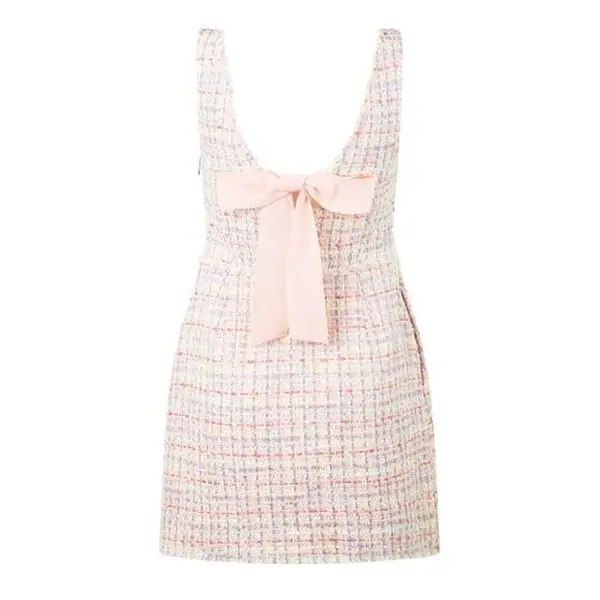 LoveShackFancy Sleeveless Bow Detail Dress
