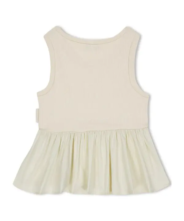 Moncler Logo Embroidered Sleeveless T-shirt