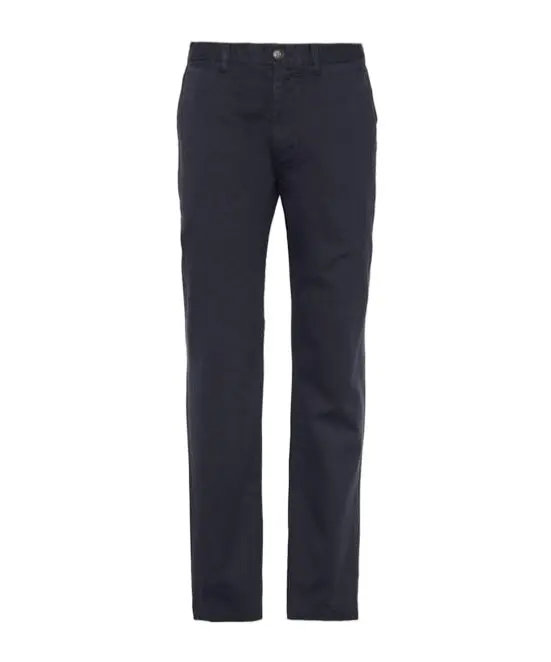 Barbour Washed Stretch Tailored Trousers - Dark Navy
