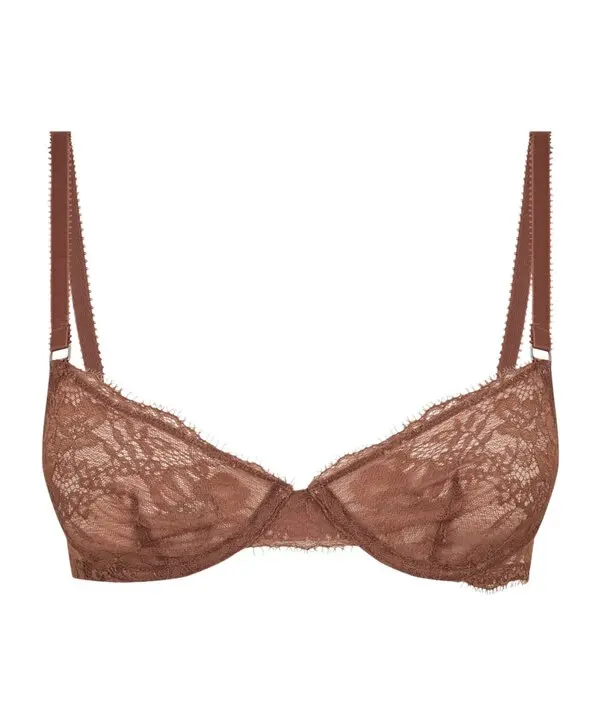 Ralph Lauren Lace Demi-cup Bra