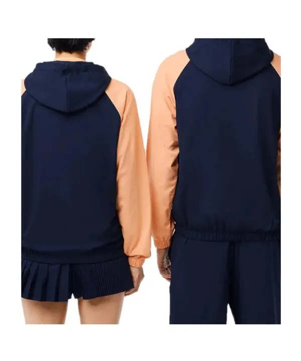 Lacoste Color-block Zip-up Hooded Jacket