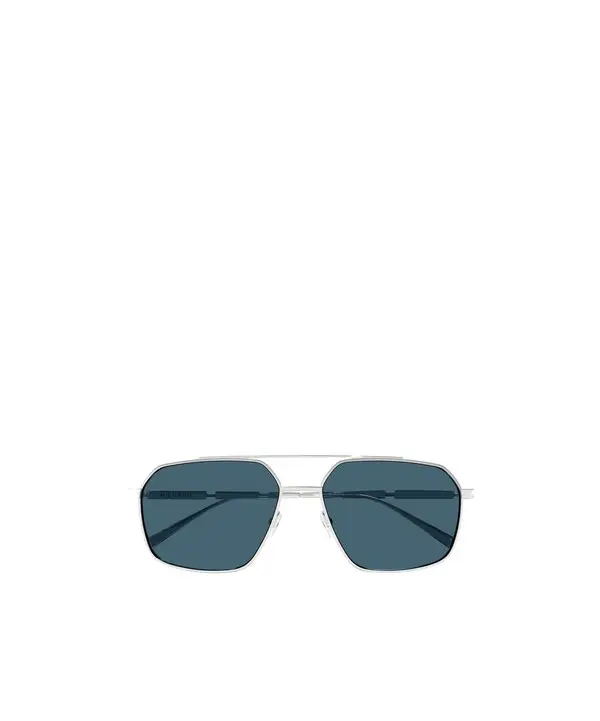 Alexander McQueen Logo Detail Sunglasses - Blue