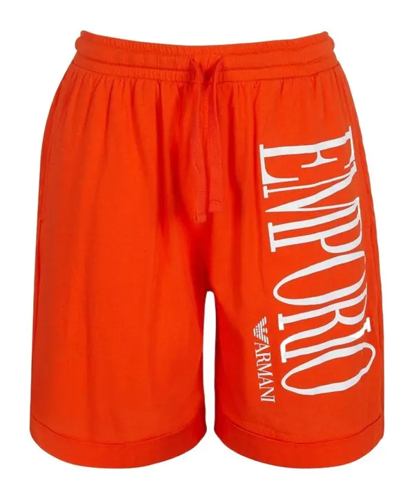 Emporio Armani Knit Shorts - Red