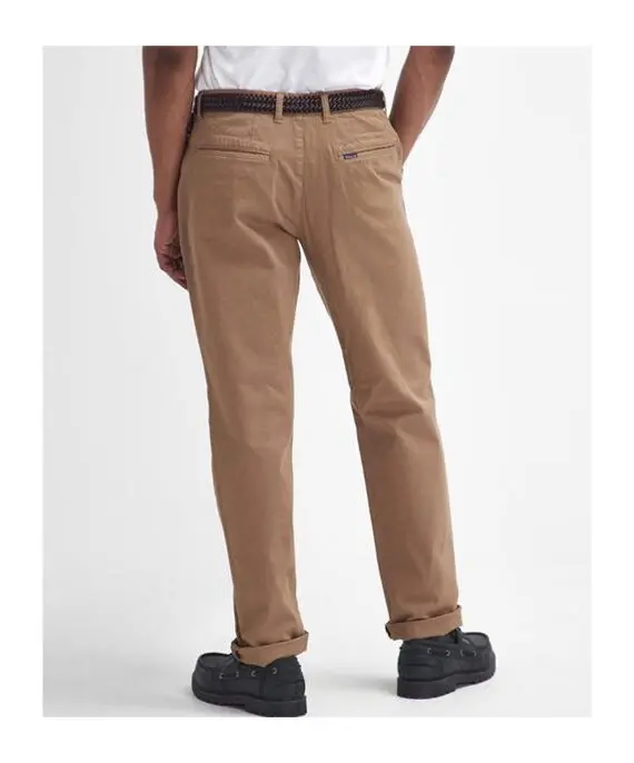 Barbour Washed Stretch Tailored Trousers - Stone