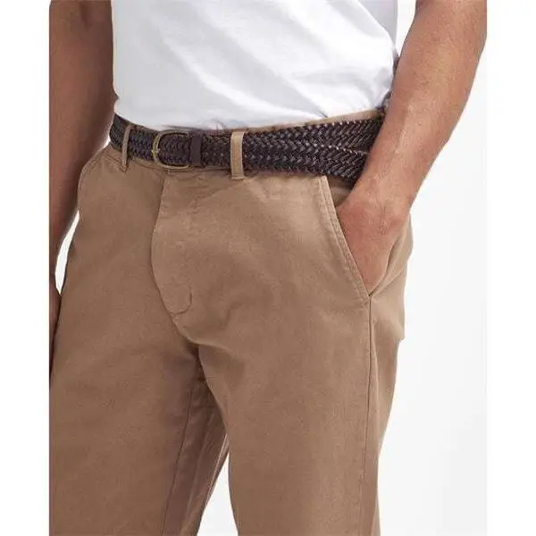Barbour Washed Stretch Tailored Trousers - Stone