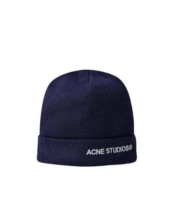 Acne Studios Logo Knitted Hat