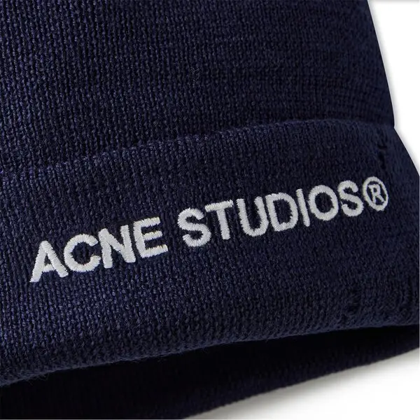Acne Studios Logo Knitted Hat