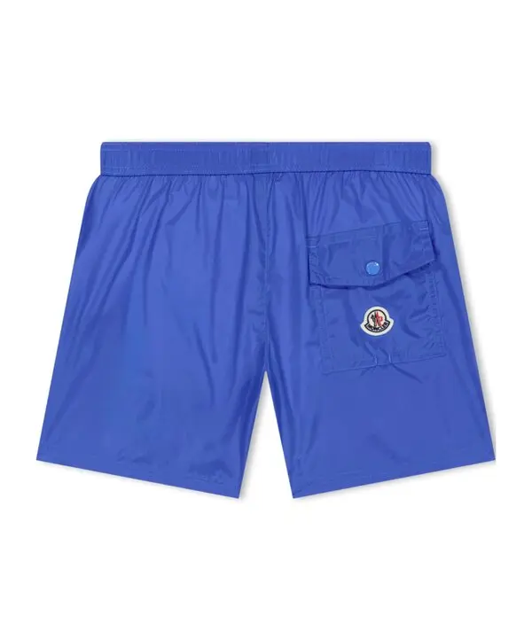 Moncler Emblem Patch Beach Shorts