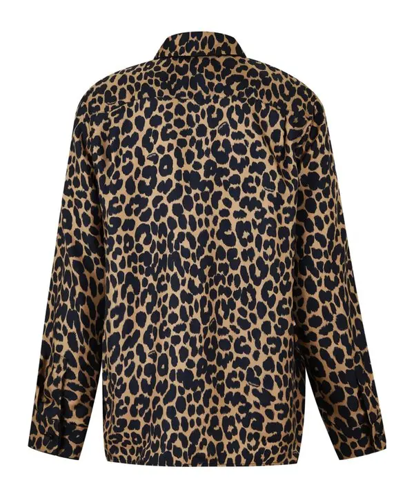 Max Mara Etna Long-sleeved Printed Shirt