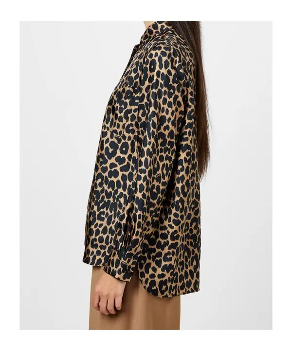 Max Mara Etna Long-sleeved Printed Shirt