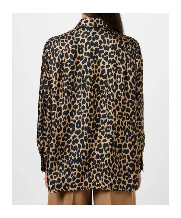 Max Mara Etna Long-sleeved Printed Shirt