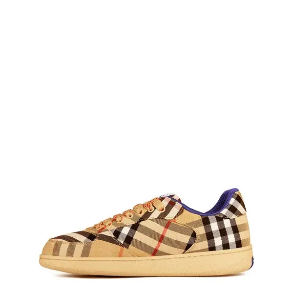 Burberry Check Lace-up Sneakers