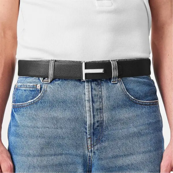 TOM FORD Double-sided T-buckle Belt