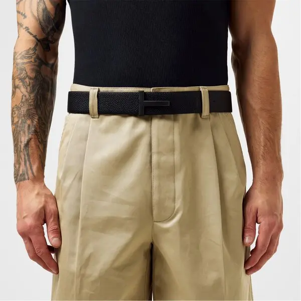 TOM FORD Double-sided T-buckle Belt